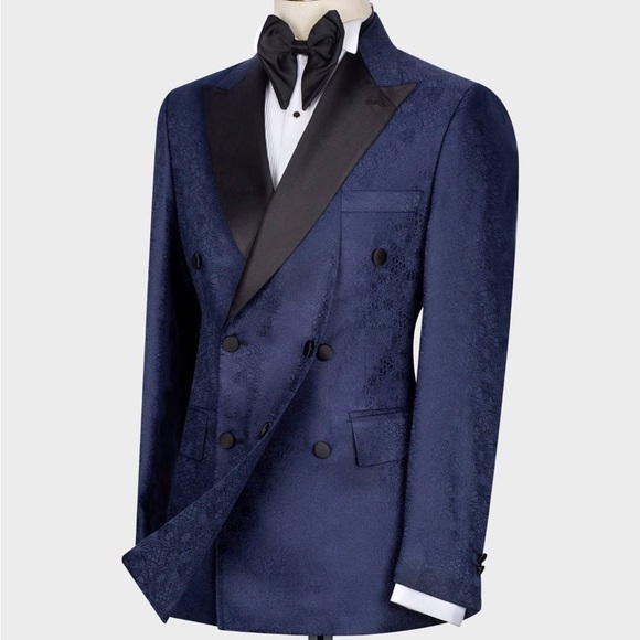 Suits & Blazers | Mens Navy Blue Double Breasted Suit | Poshmark